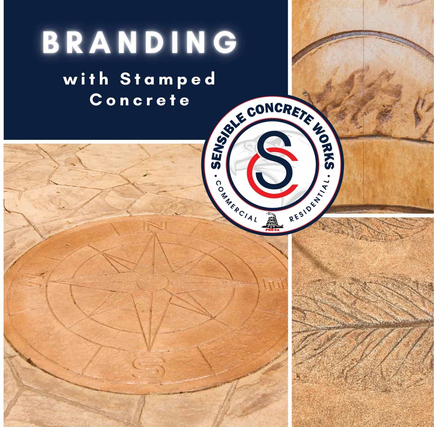 Create A Branding Opportunity with Stamped Concrete - Sensible Concrete
